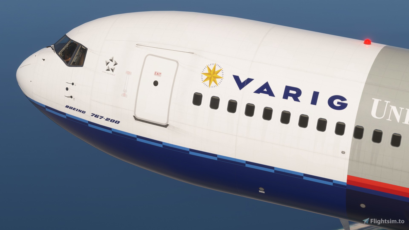 Varig "Star Alliance" PP-VNS | RHD Simulations Boeing 767-200ER for ...
