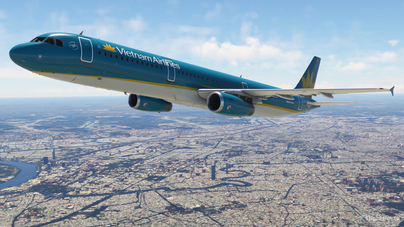 Vietnam Airlines A321 IAE VN-A398 for Microsoft Flight Simulator | MSFS