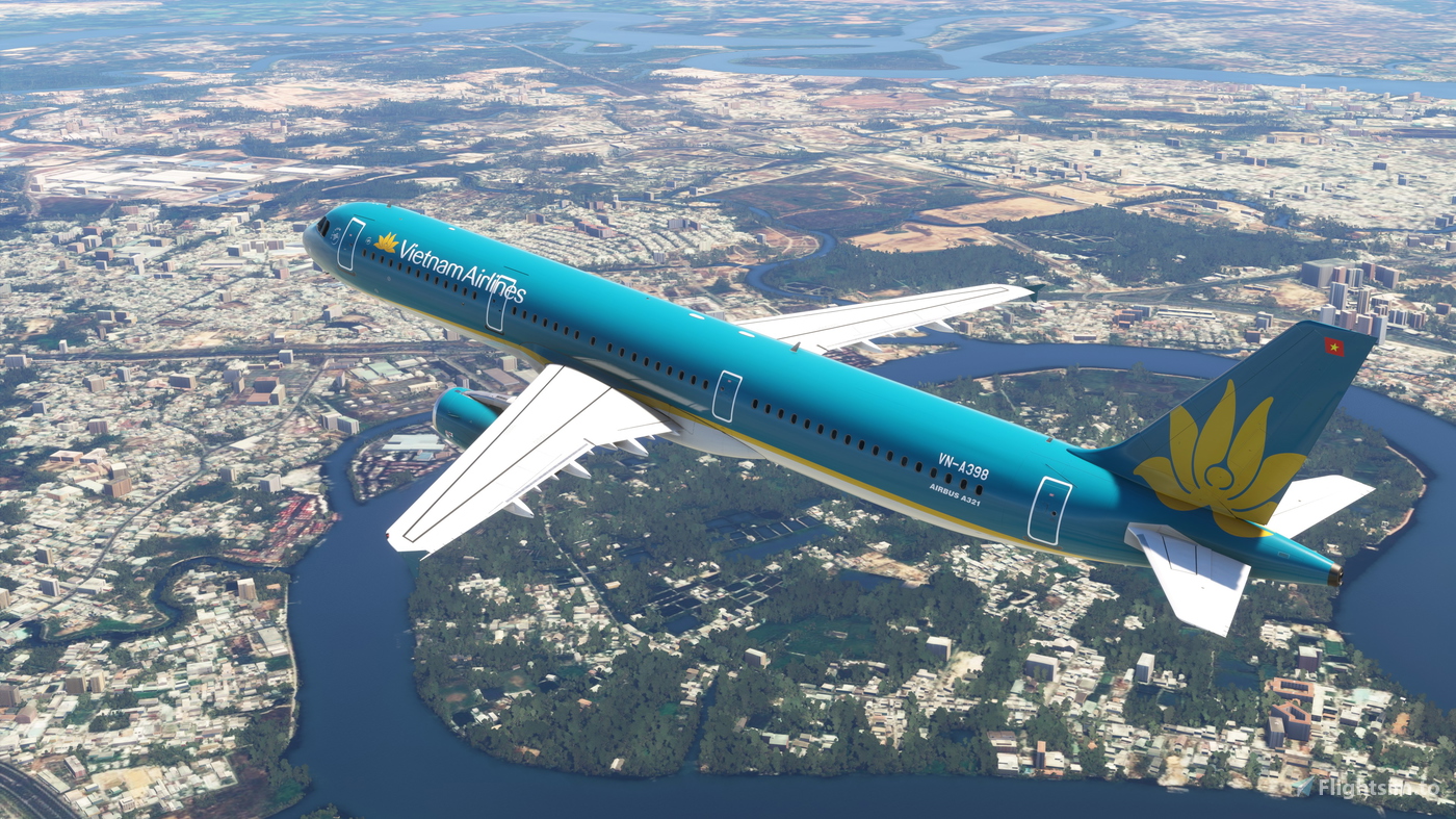 Vietnam Airlines A321 IAE VN-A398 for Microsoft Flight Simulator | MSFS