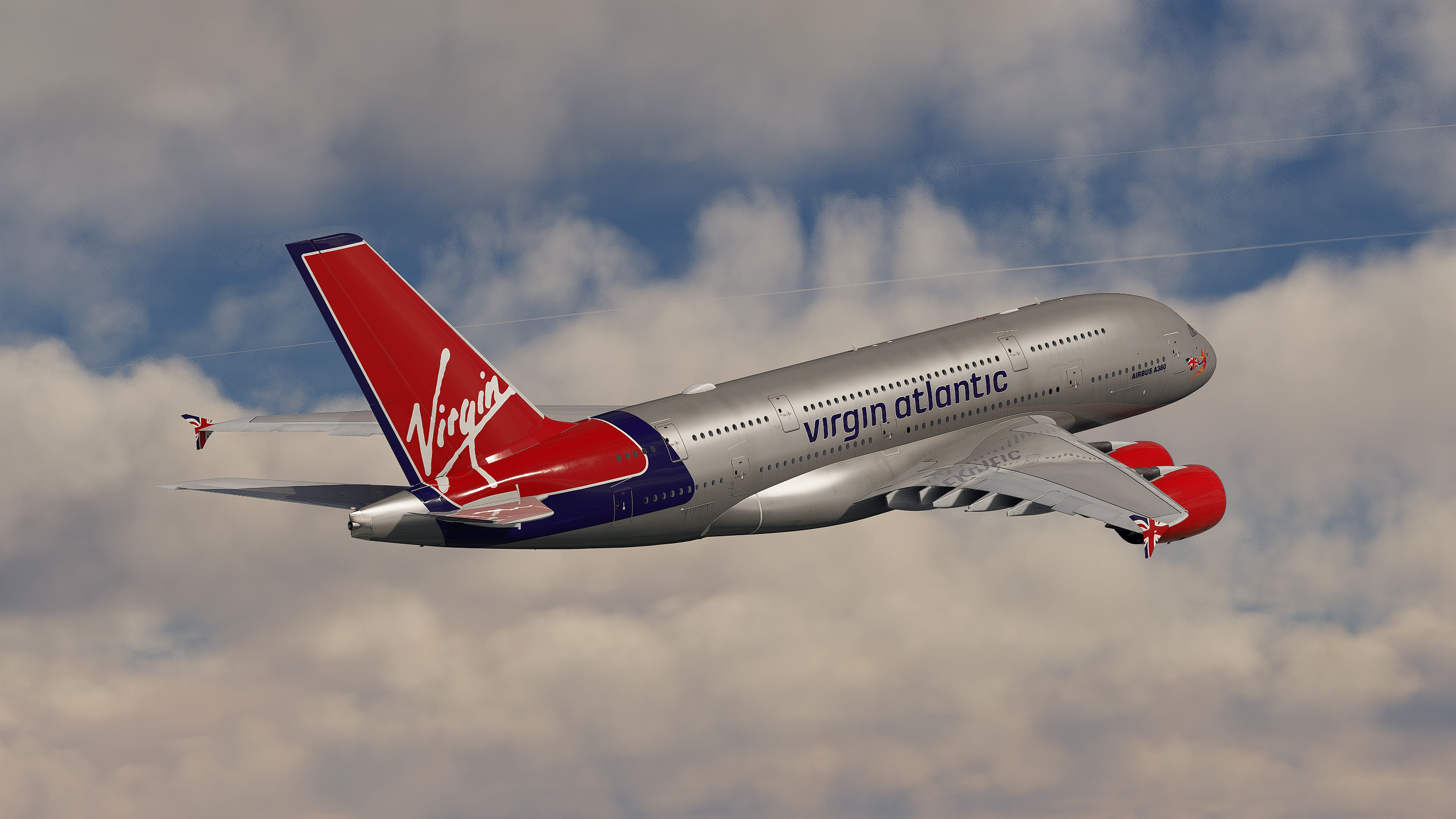 Virgin Atlantic ("Silver Dream Machine" Livery) - FlyByWire A380x ...