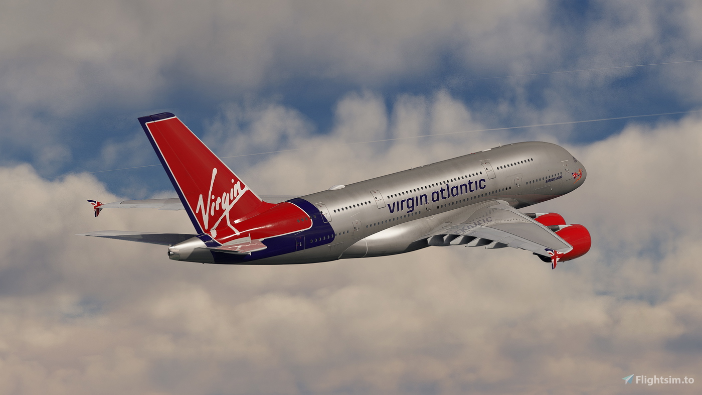 Virgin Atlantic ("Silver Dream Machine" Livery) - FlyByWire A380x 对于 ...