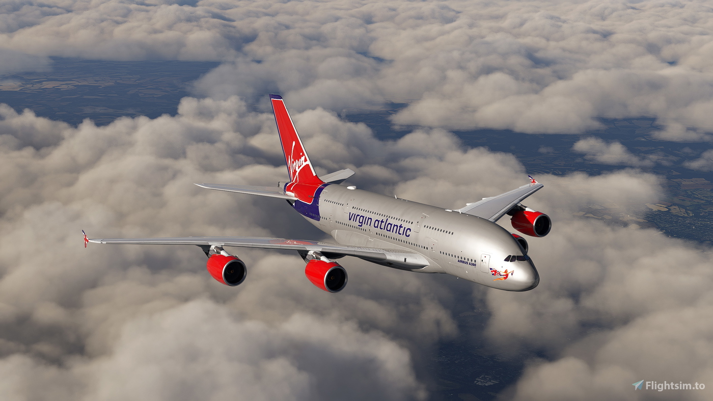Virgin Atlantic ("Silver Dream Machine" Livery) - FlyByWire A380x for ...