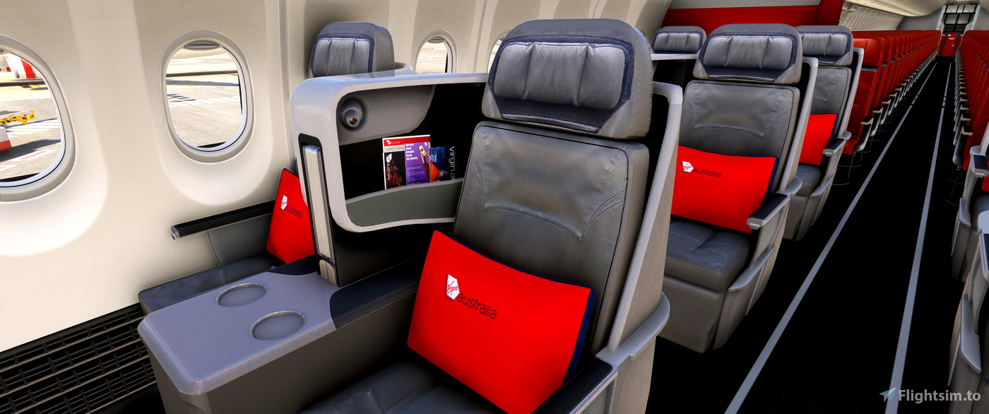 Virgin Australia Cabin Textures for iFly 737 Max 8 releases のために ...