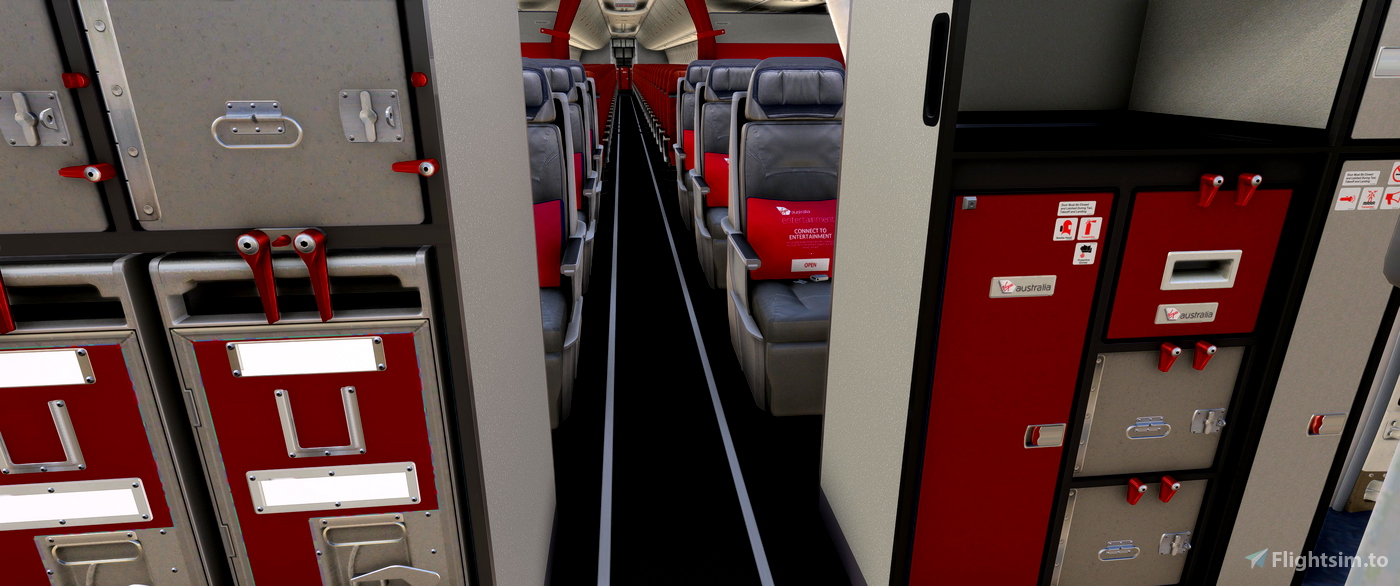 Virgin Australia Cabin Textures for iFly 737 Max 8 releases のために ...