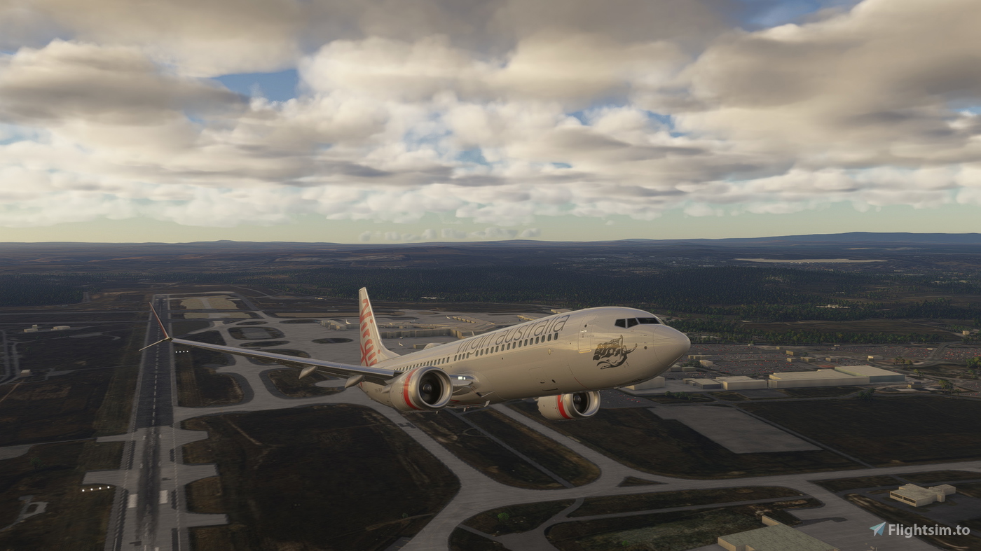 Virgin Australia VH-8IA Asobo Boeing 737 MAX 8 - 8K for Microsoft ...