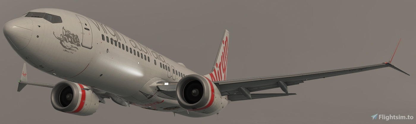 Virgin Australia VH-8IA W/ Cabin - iFly 737 Max 8 for Microsoft Flight ...