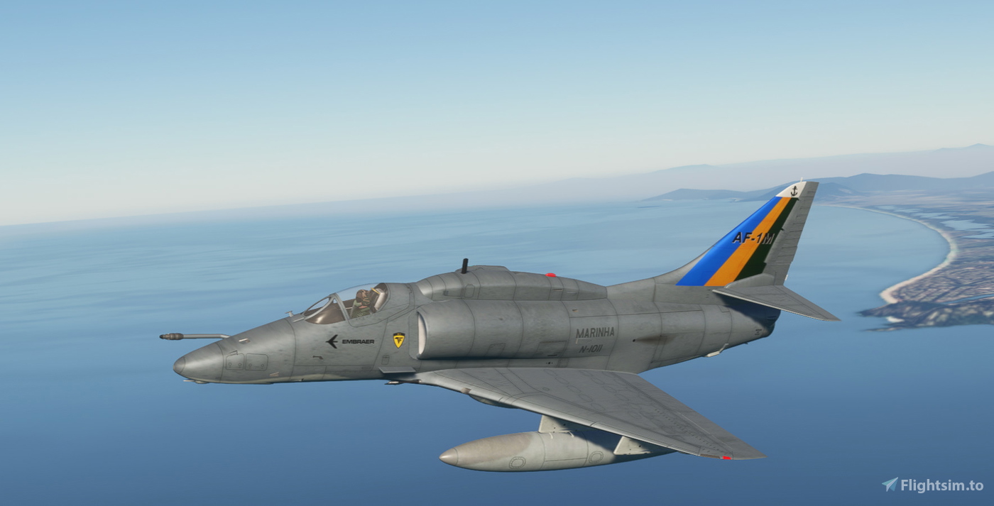 Virtavia - A-4 Skyhawk - Marinha do Brasil N1011 for Microsoft Flight Simulator | MSFS