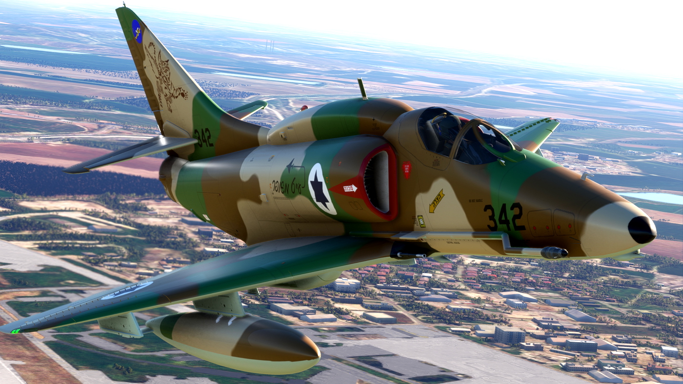 Virtavia Douglas A-4N Skyhawk , Israel Air Force "Flying Tigers ...