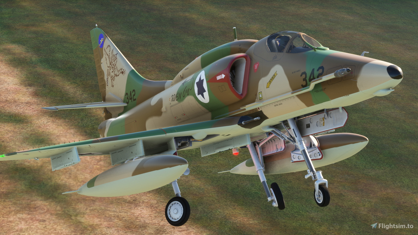 Virtavia Douglas A-4N Skyhawk , Israel Air Force "Flying Tigers ...