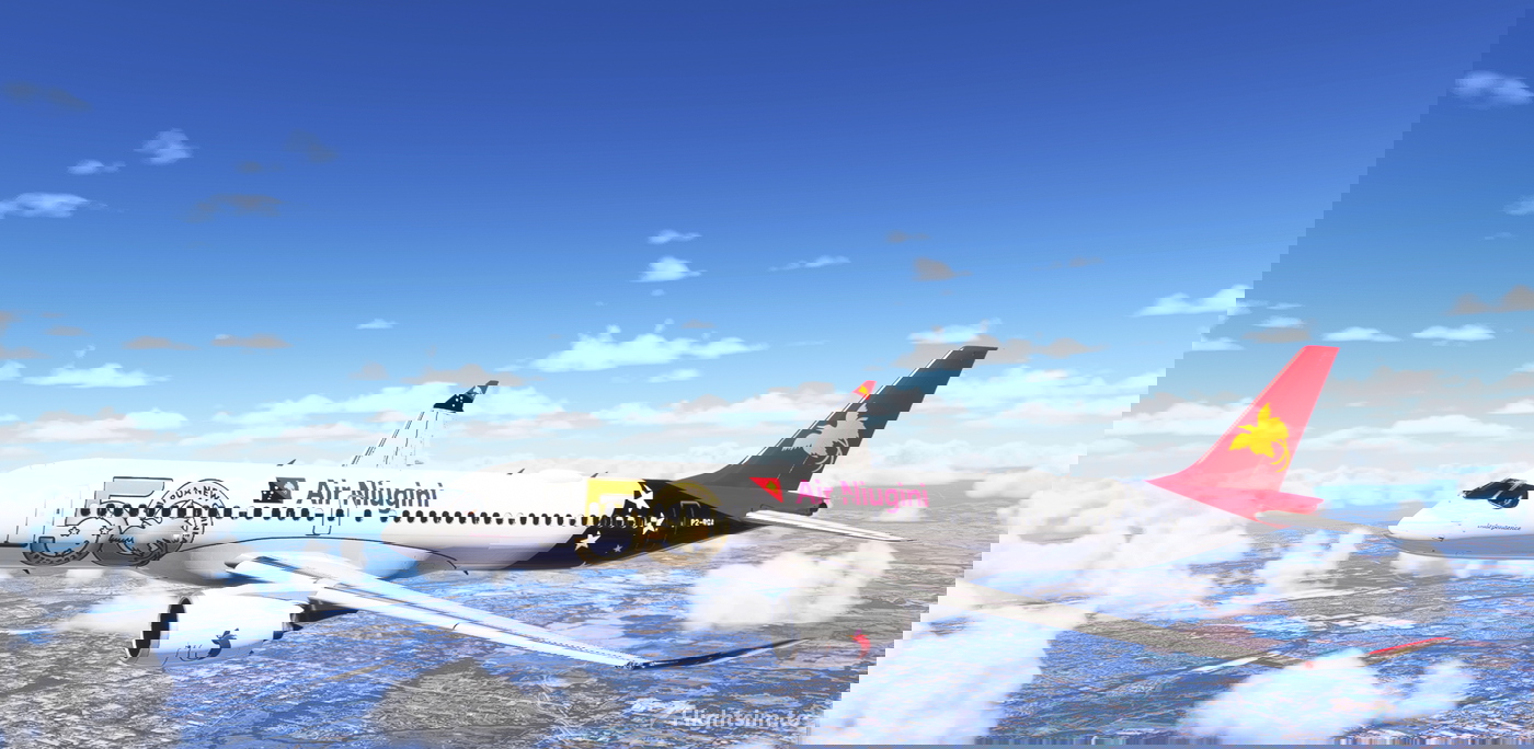 VirtualCol A220-300 Pax Air Niugini 50th Independence Anniversary for ...