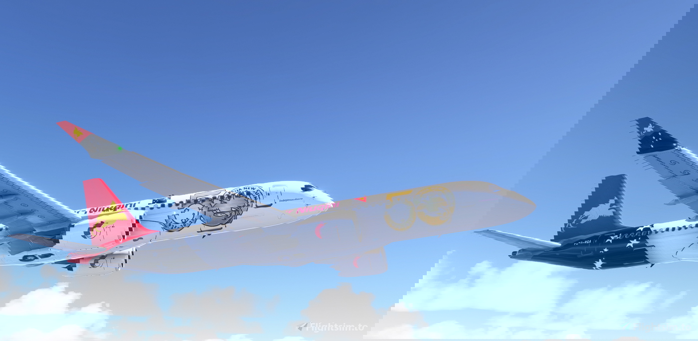 VirtualCol A220-300 Pax Air Niugini 50th Independence Anniversary para ...