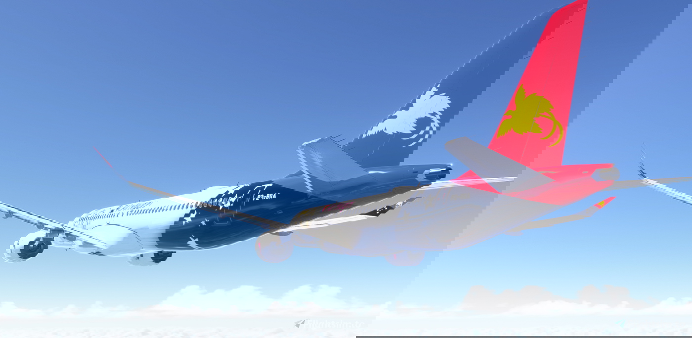 VirtualCol A220-300 Pax Air Niugini 50th Independence Anniversary для ...