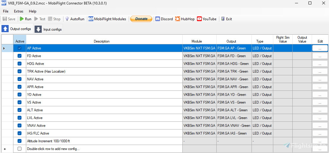 VKB FSM-GA MobiFlight Profile for Microsoft Flight Simulator | MSFS