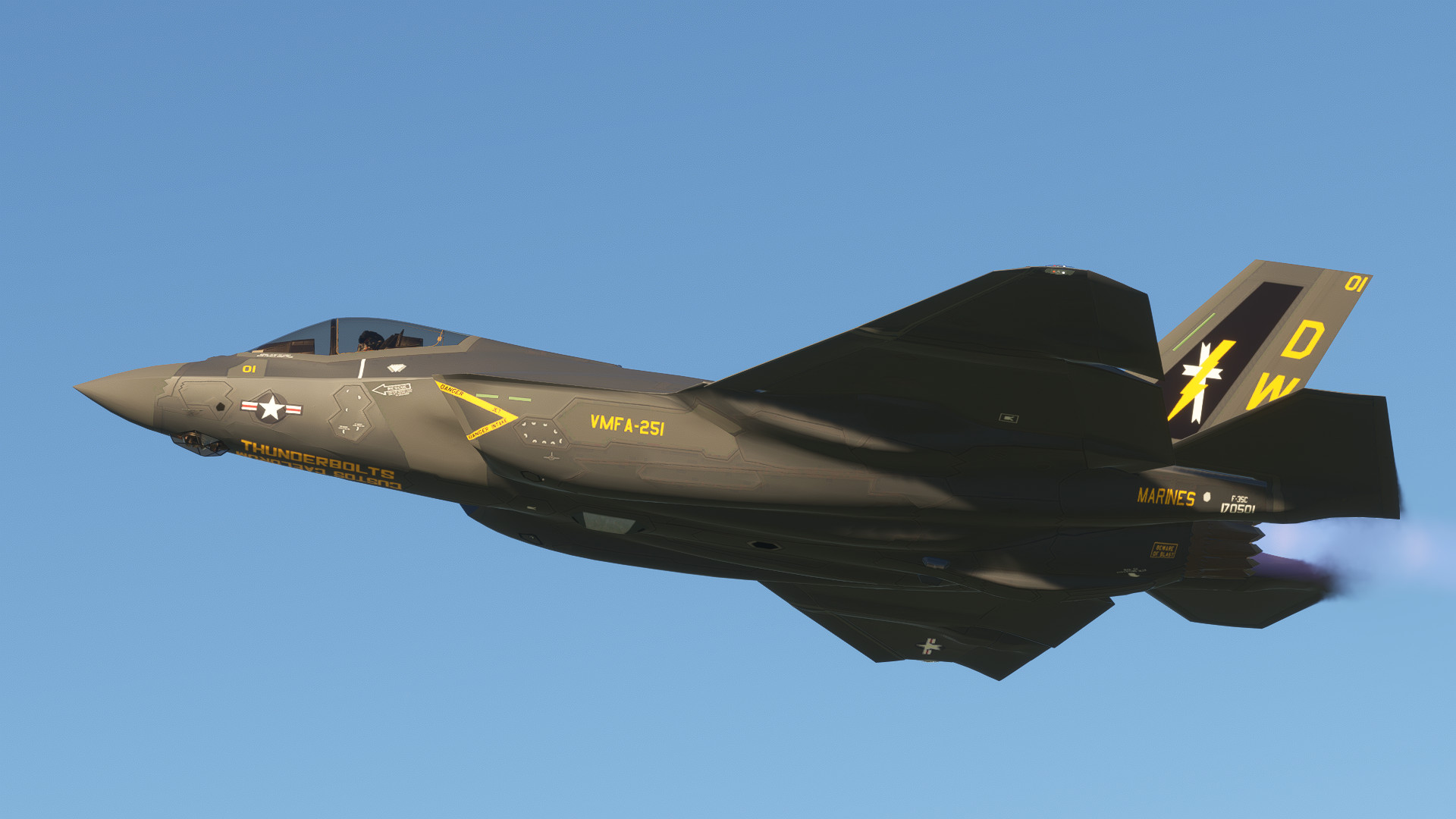 VMFA-251 "Thunderbolts" F-35C Liveries - MSFS Add-on - Flightsim.to