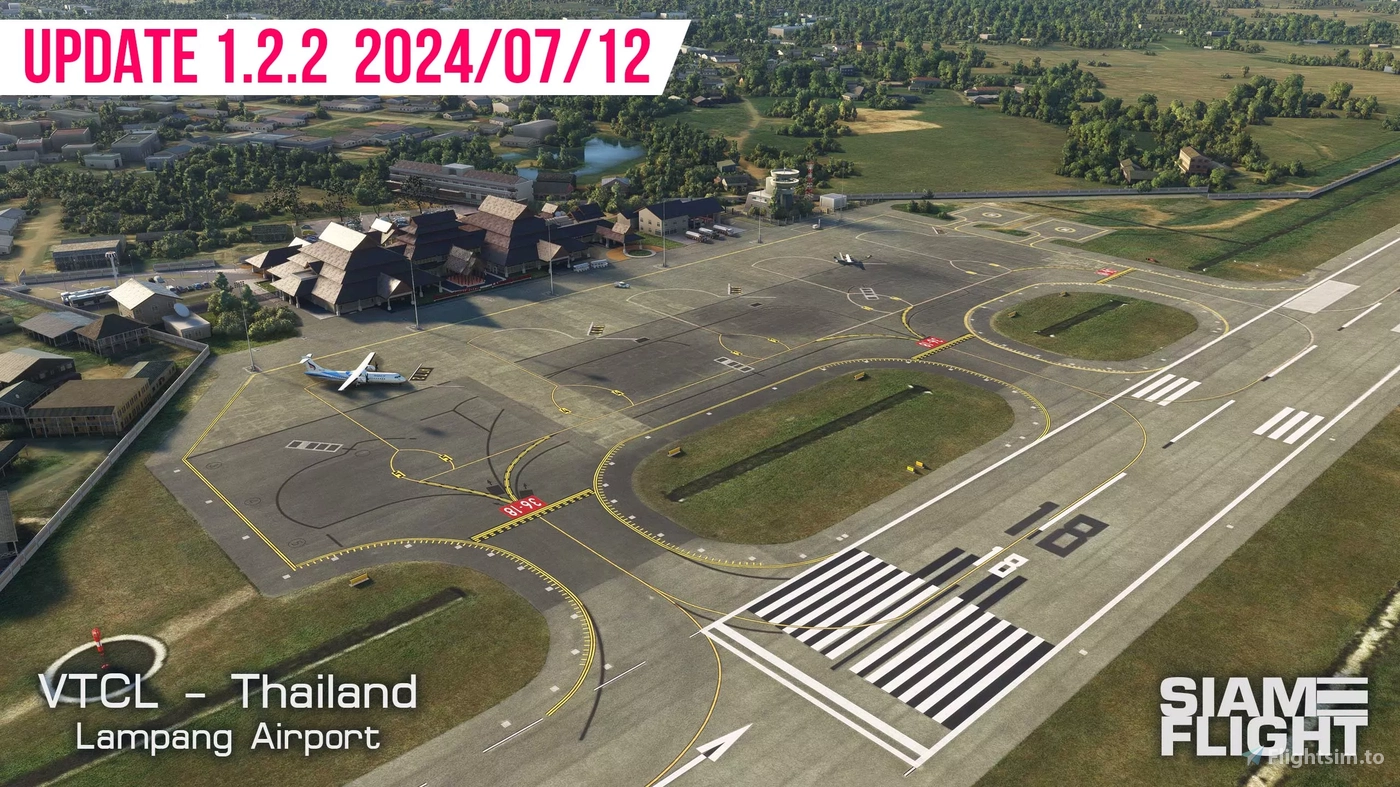 VTCL Lampang Airport (SiamFlight) | GSX Profile for Microsoft Flight ...