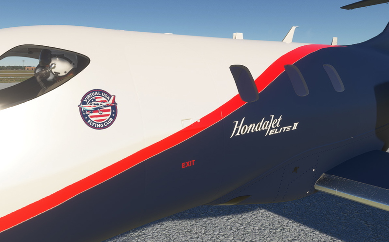 vUSA Flying Club Livery for MG HJET for Microsoft Flight Simulator | MSFS