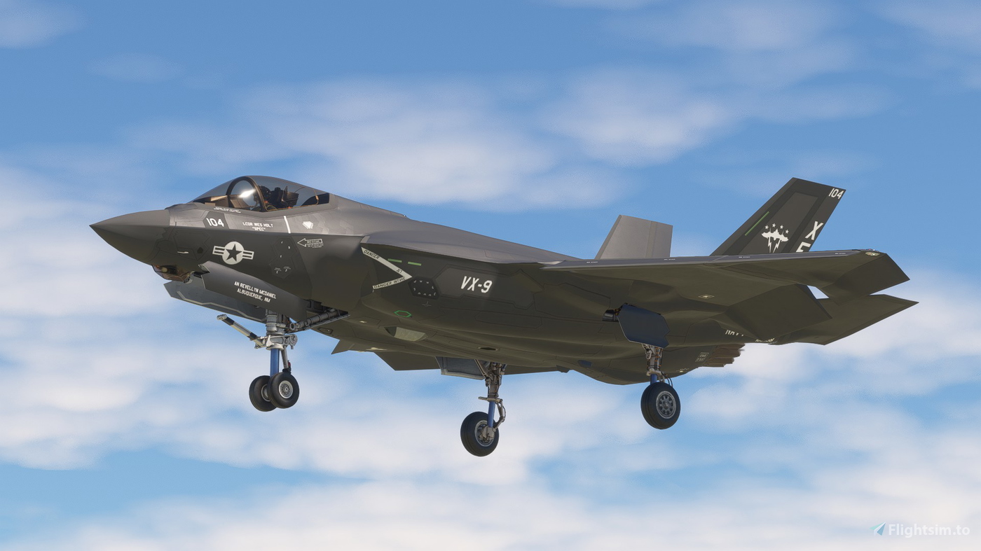 VX-9 "Vampires" F-35C Pack for Microsoft Flight Simulator | MSFS