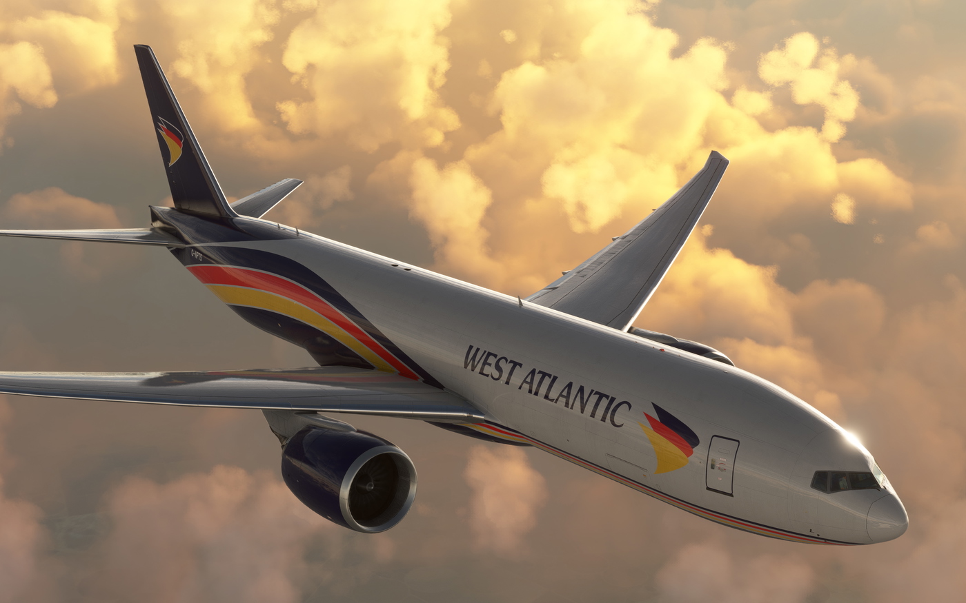 West Atlantic Boeing 777F PMDG Fictional のために Microsoft Flight ...