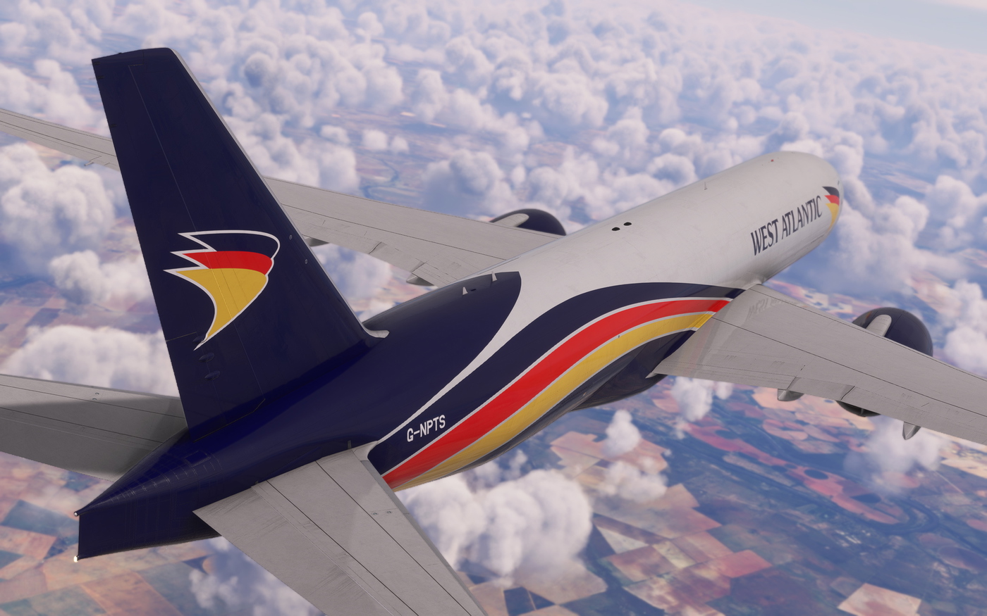 West Atlantic Boeing 777F PMDG Fictional のために Microsoft Flight ...