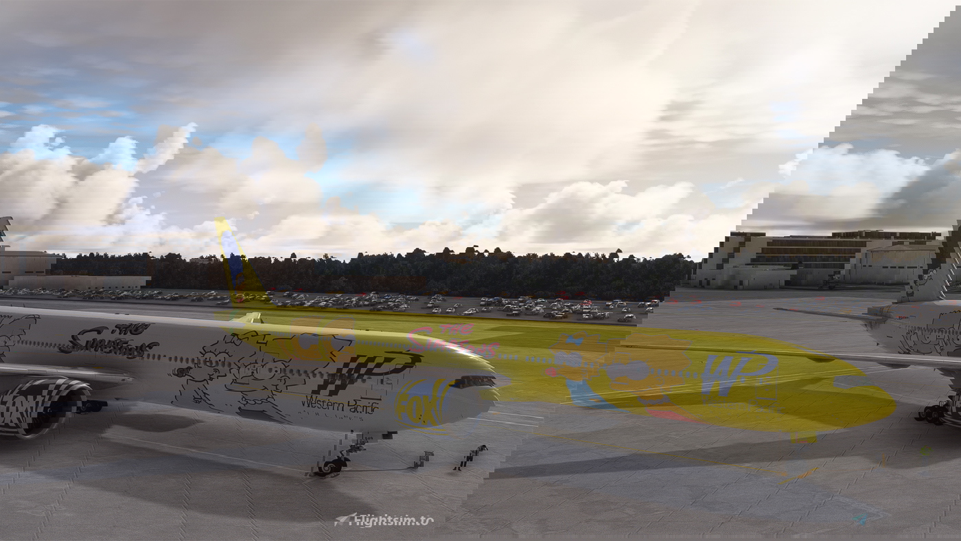 Western Pacific "Simpsons" + Character cabin PMDG 777-300ER for ...