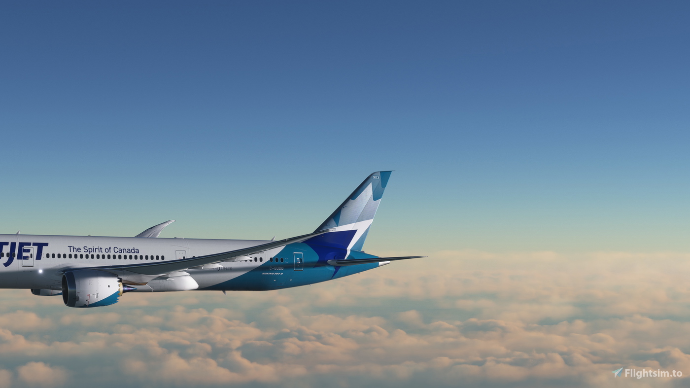 WestJet (C-GUDO) - Horizon 787-9 for Microsoft Flight Simulator | MSFS