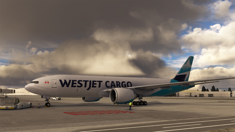 Westjet Cargo PMDG B777F for Microsoft Flight Simulator | MSFS