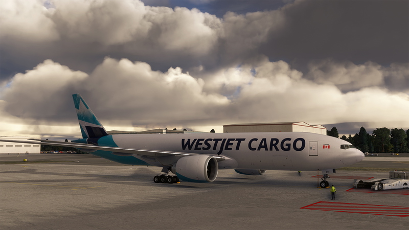 Westjet Cargo PMDG B777F for Microsoft Flight Simulator | MSFS
