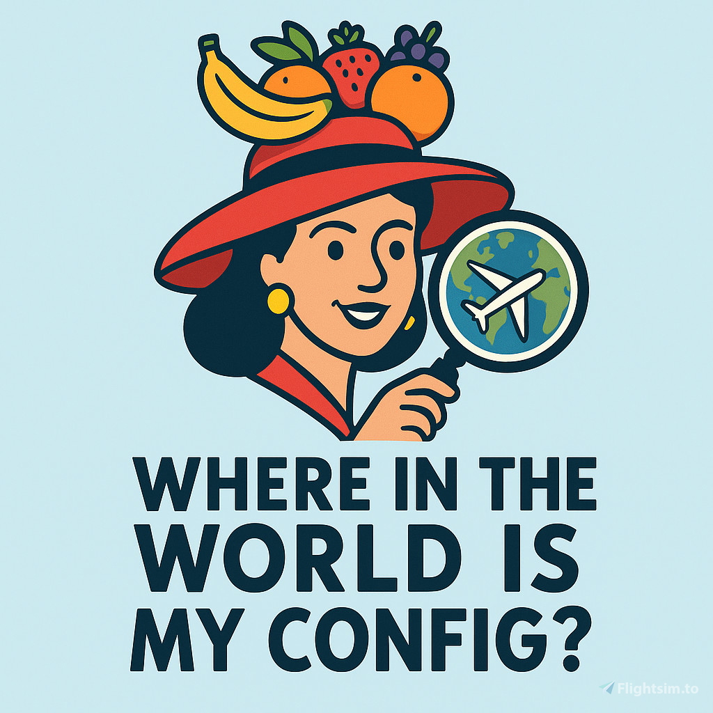 Where in the World is My Config?! for Microsoft Flight Simulator | MSFS