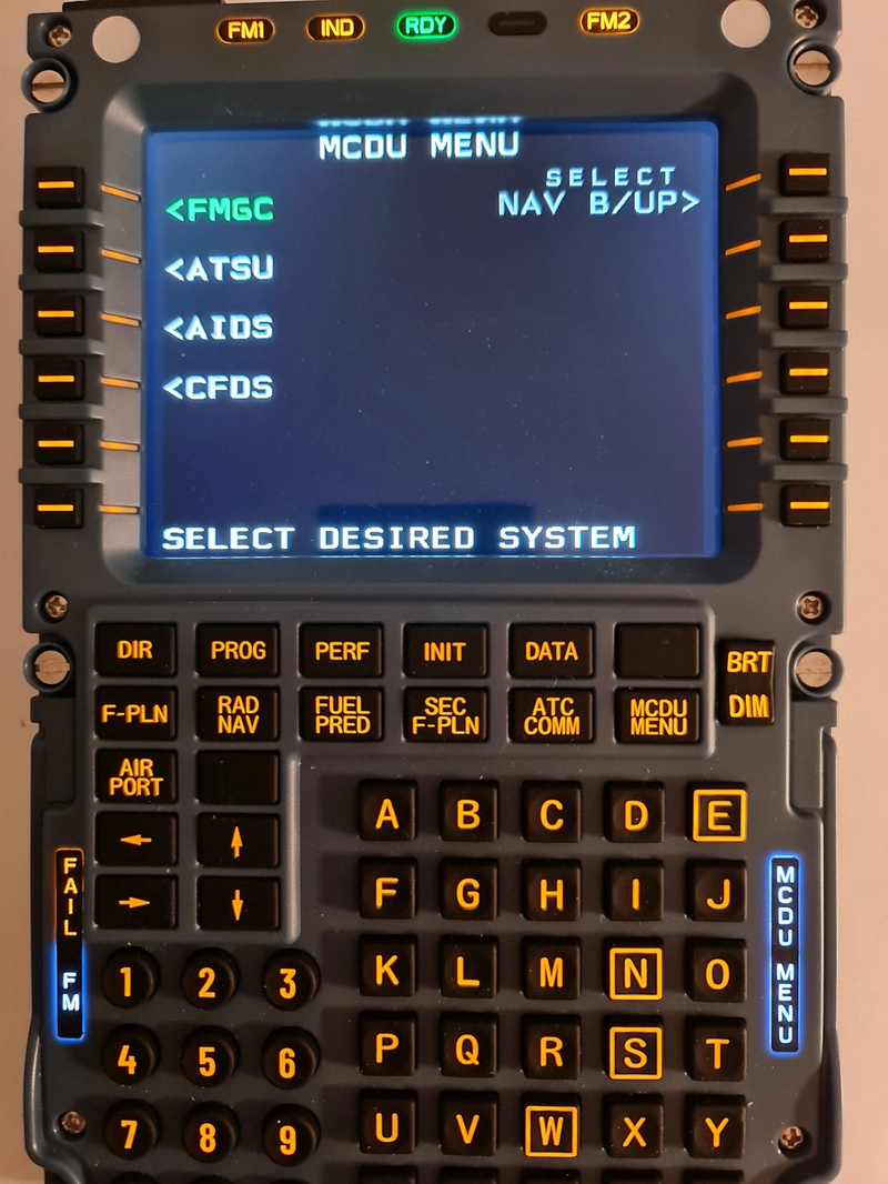 Winwing MCDU profile - FlyByWire A32NX for Microsoft Flight Simulator | MSFS