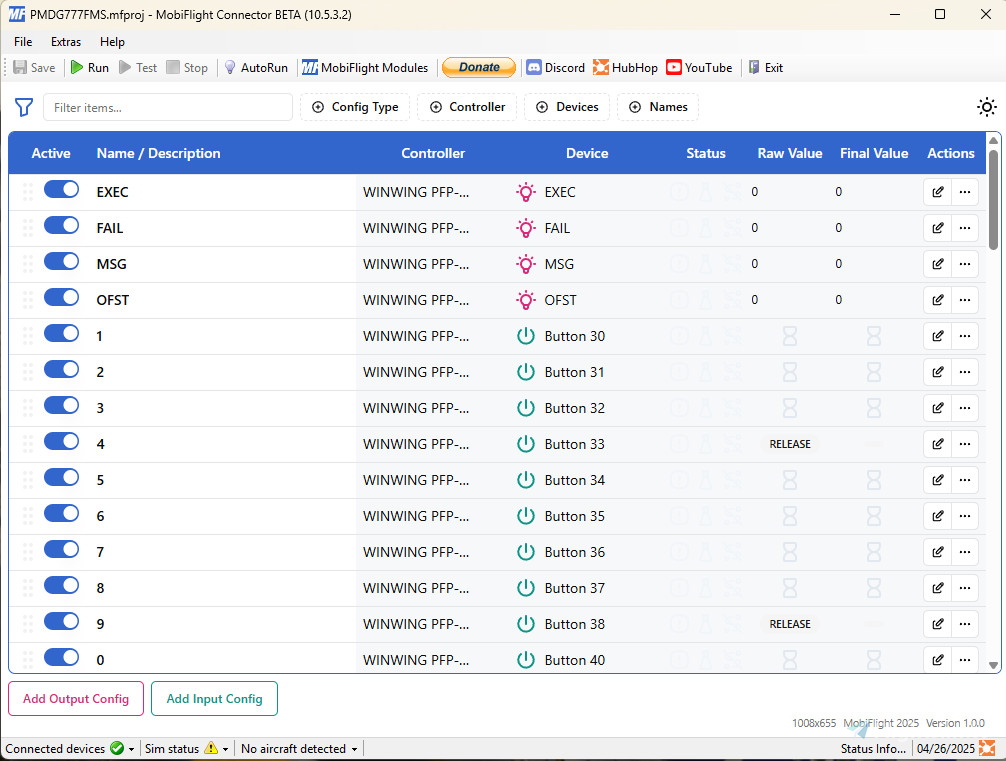 Winwing PFP 3N Mobiflight Profile for the PMDG 777 (with working ...