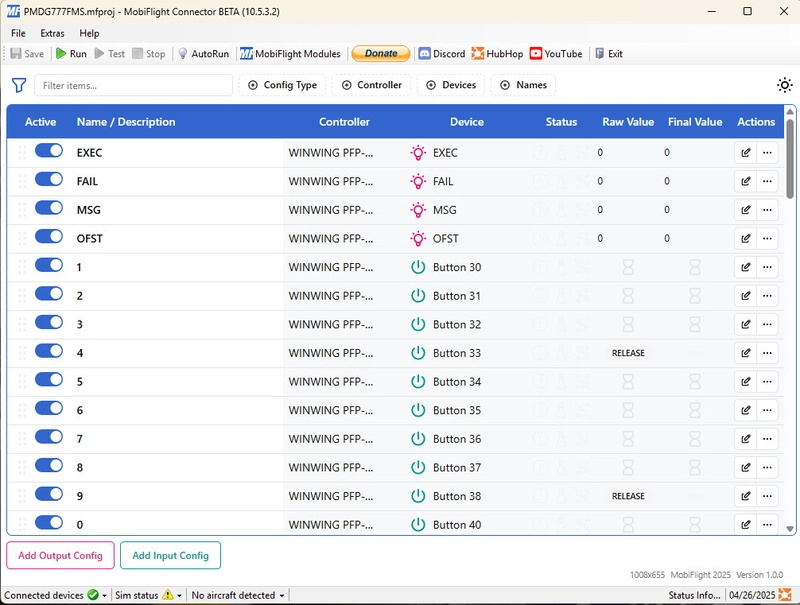 Winwing PFP 3N Mobiflight Profile for the PMDG 777 (with working ...