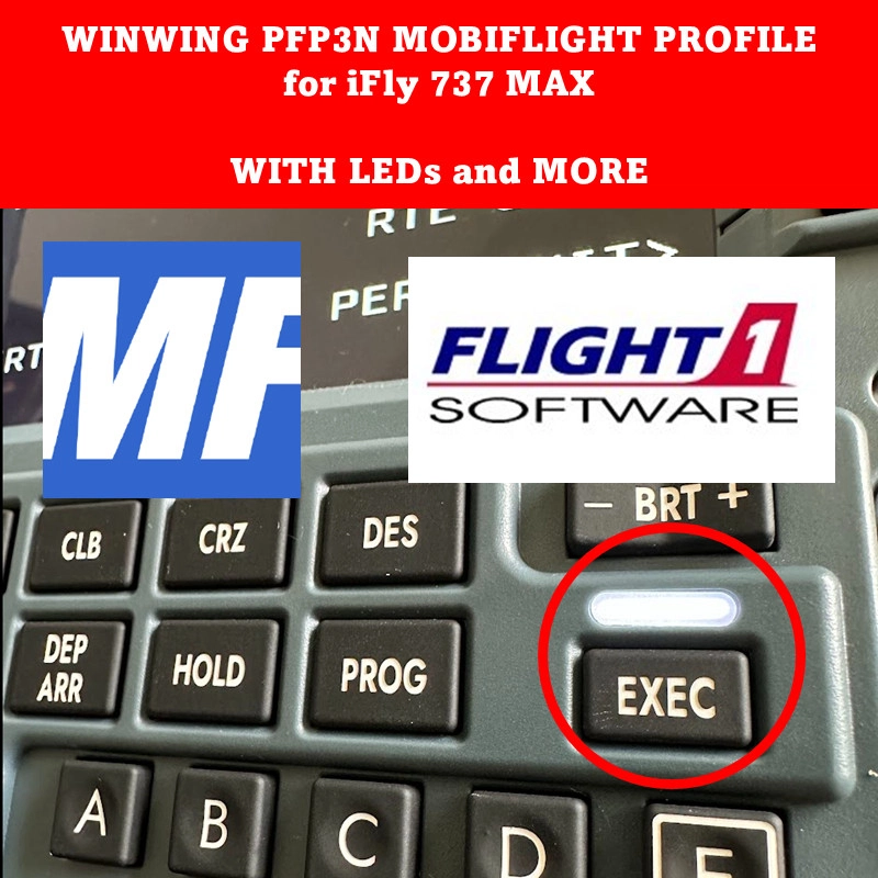 WinWing PFP-3N profile for iFly 737 Max WITH LEDS and more for ...