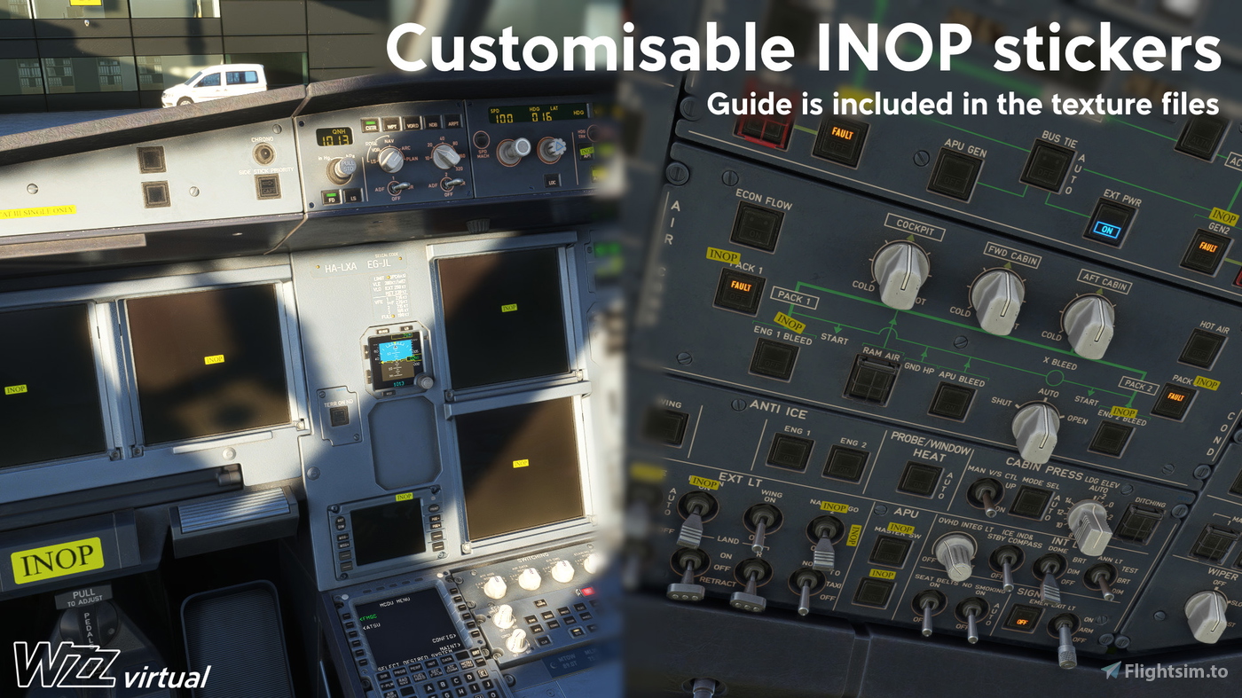 Fenix A320 V2 - Wizz Air Malta Pack [8K][Cabin] 对于 Microsoft Flight ...