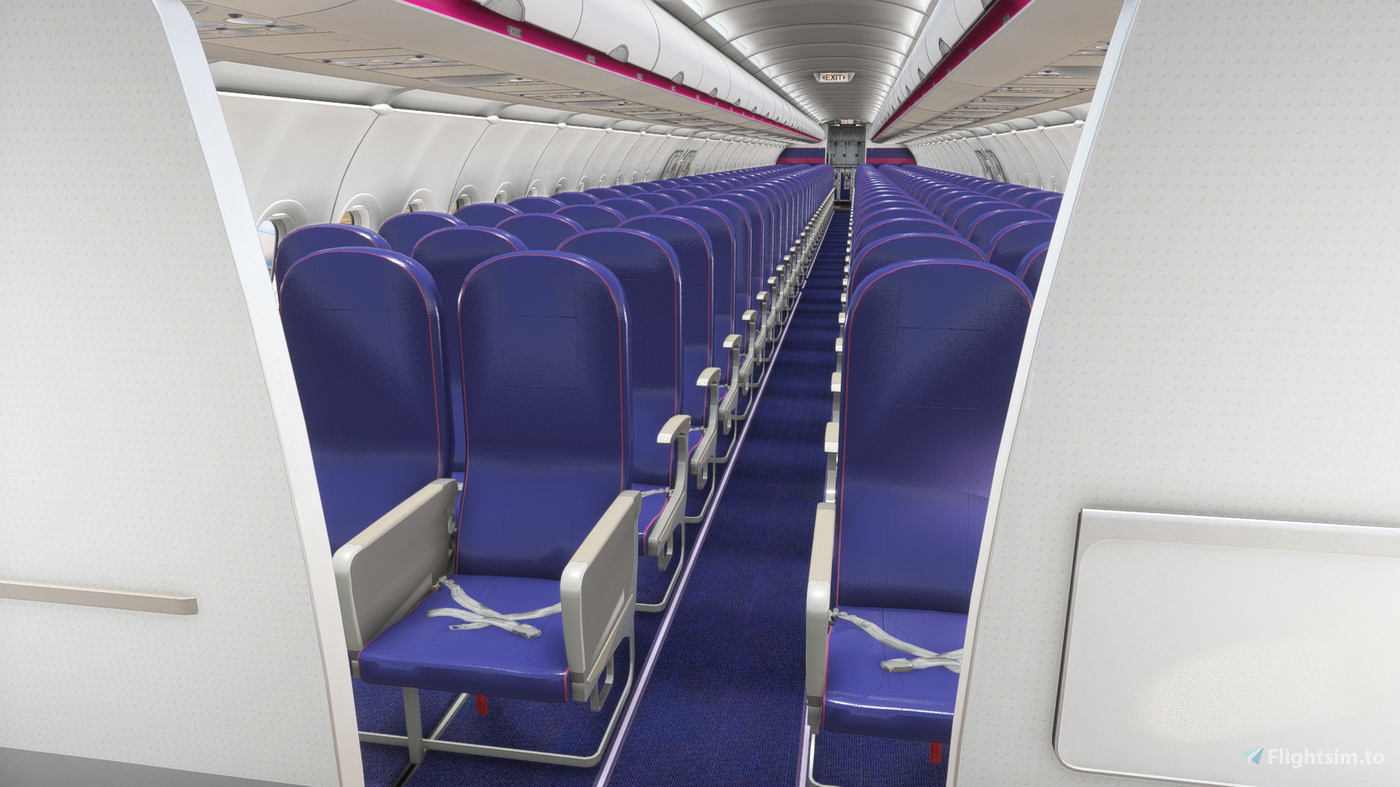 Wizz Air UK G-WUKF [8K][Cabin] for Microsoft Flight Simulator | MSFS