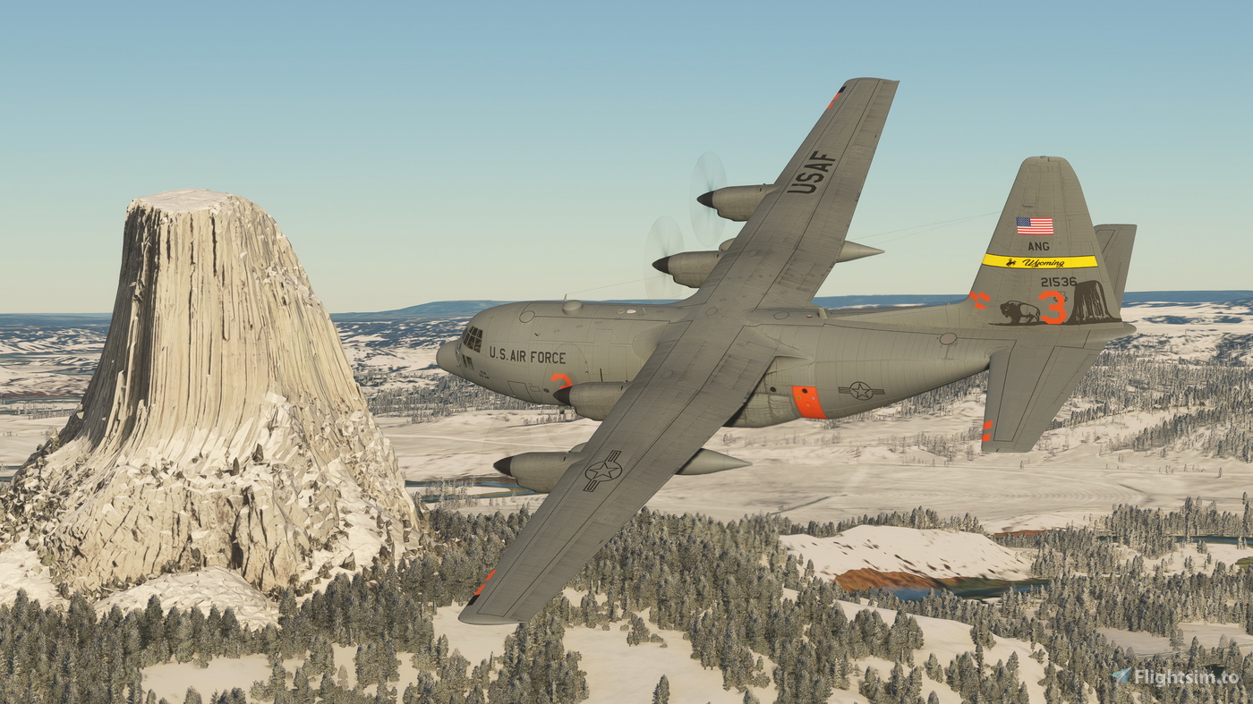 Wyoming ANG MAFFS 2 pack - Captainsim C-130H for Microsoft Flight Simulator | MSFS