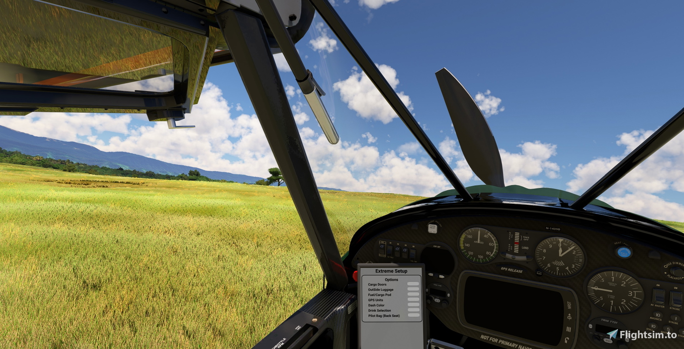XCub Extreme TU-MAN Nimba green-orange 对于 Microsoft Flight Simulator | MSFS