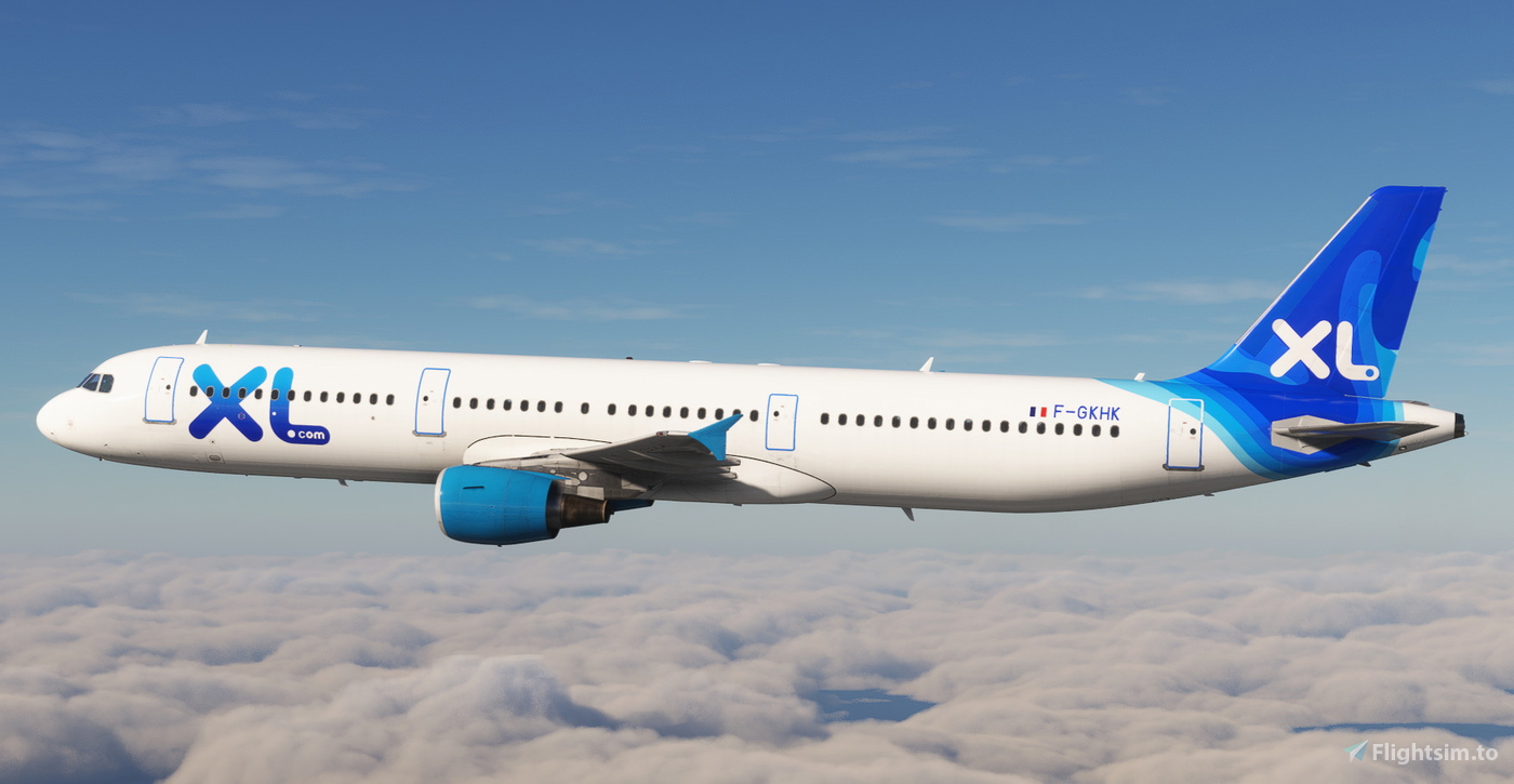 XL Airways France F-GKHK & F-GRSE | Fenix A320 + A321 CFM [8K] for ...