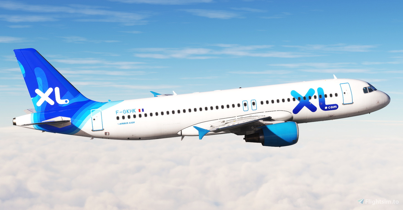 XL Airways France F-GKHK & F-GRSE | Fenix A320 + A321 CFM [8K] for ...
