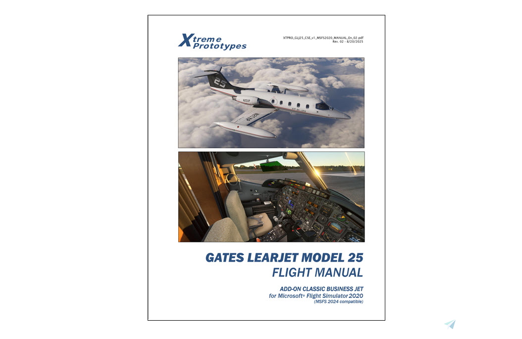 Xtreme Prototypes' Learjet 25D Absolute Beginner's Discovery Checklist ...