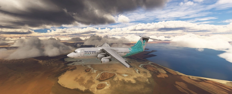 Yazd Airways-Just Flight Avro RJ 100 for Microsoft Flight Simulator | MSFS