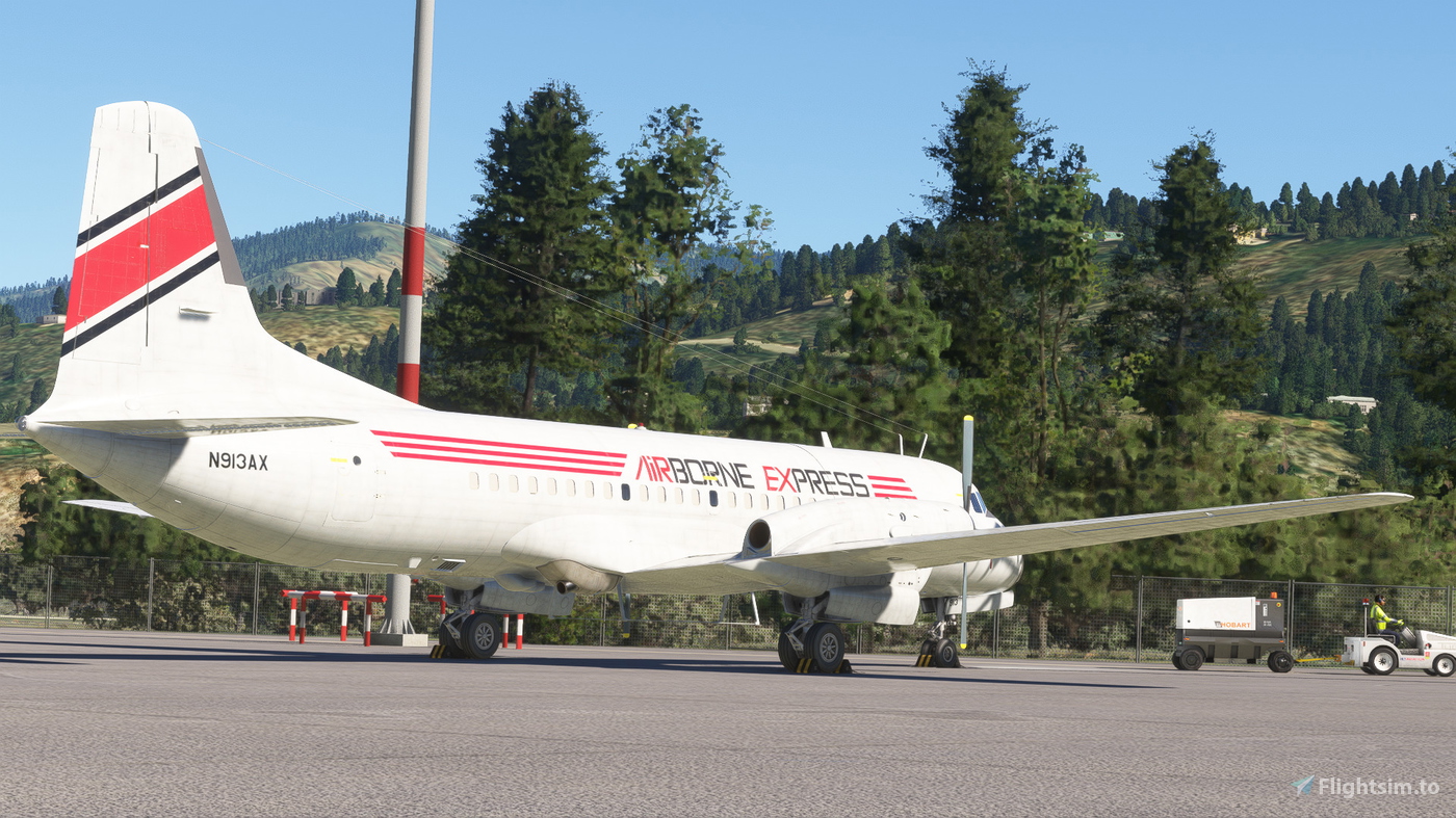 YS-11 Airborne Express N913AX [raimbotrax][request] for Microsoft Flight Simulator | MSFS