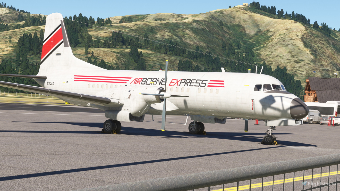YS-11 Airborne Express N913AX [raimbotrax][request] for Microsoft Flight Simulator | MSFS