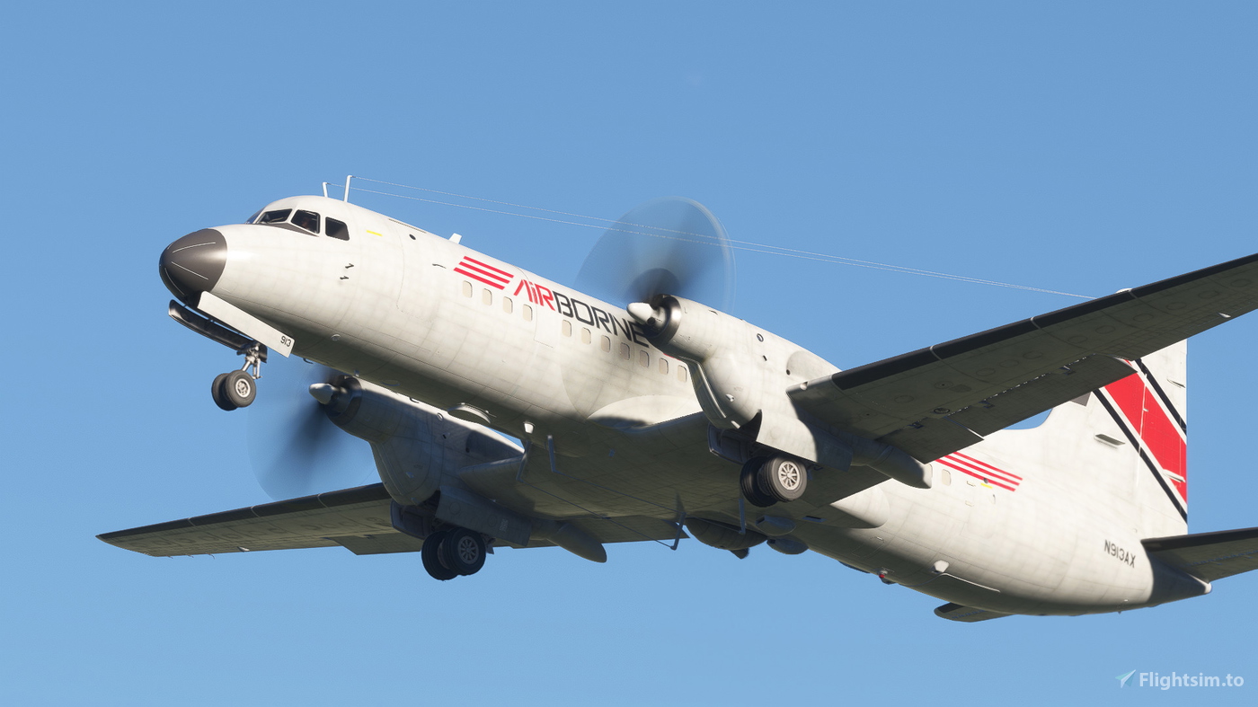 YS-11 Airborne Express N913AX [raimbotrax][request] for Microsoft Flight Simulator | MSFS