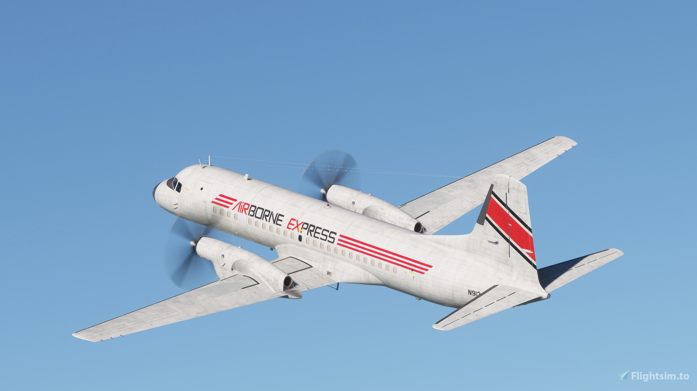 YS-11 Airborne Express N913AX [raimbotrax][request] for Microsoft Flight Simulator | MSFS