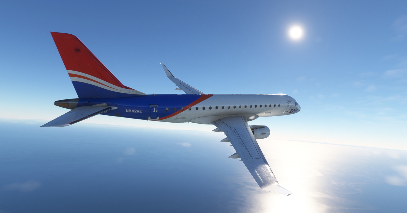 Z Air - FSS Embraer 175 -N842AE pour Microsoft Flight Simulator | MSFS