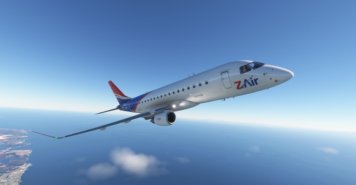 Z Air - FSS Embraer 175 -N842AE pour Microsoft Flight Simulator | MSFS