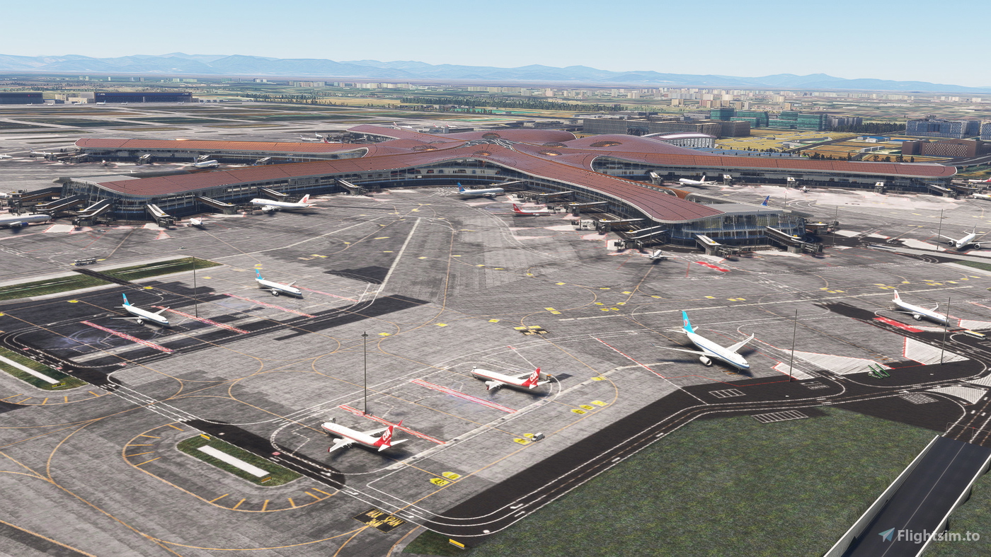 ZBAD Beijing Daxing - FSLTL Static Aircraft (TAIMODELS) for Microsoft ...