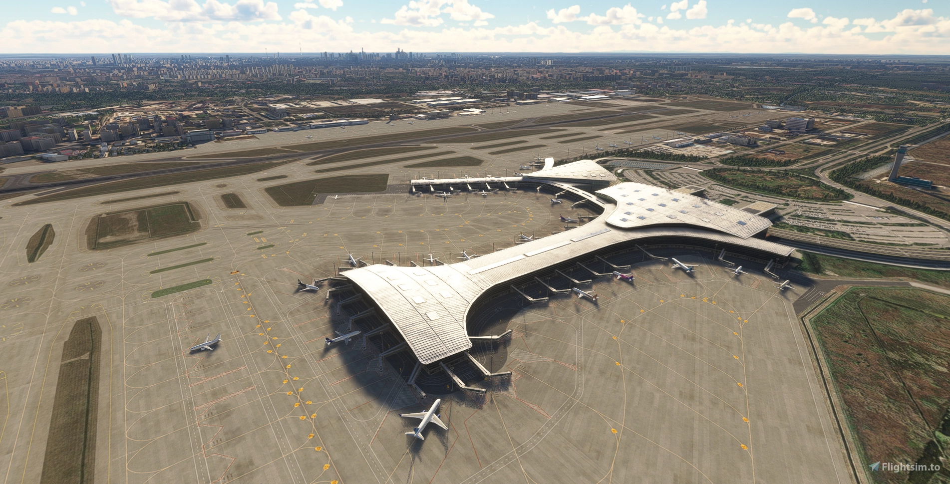 SamScene3D - ZBTJ - Tianjin Binhai International Airport for Microsoft ...
