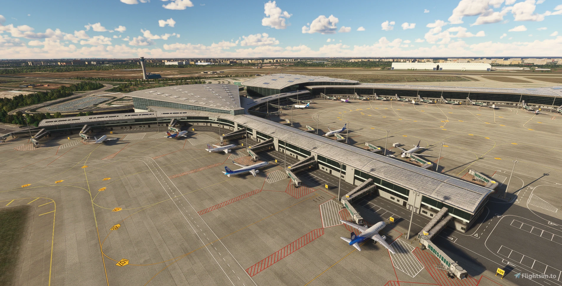 SamScene3D - ZBTJ - Tianjin Binhai International Airport for Microsoft ...