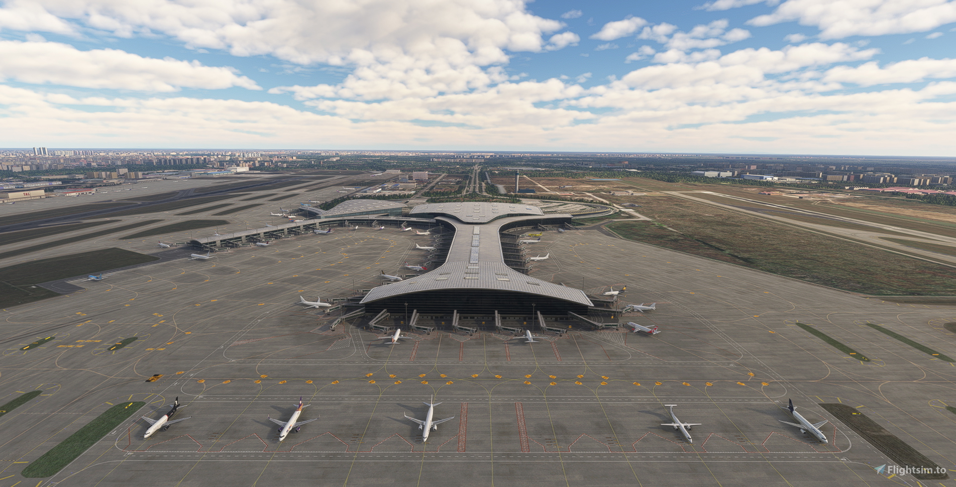 SamScene3D - ZBTJ - Tianjin Binhai International Airport for Microsoft Flight Simulator | MSFS